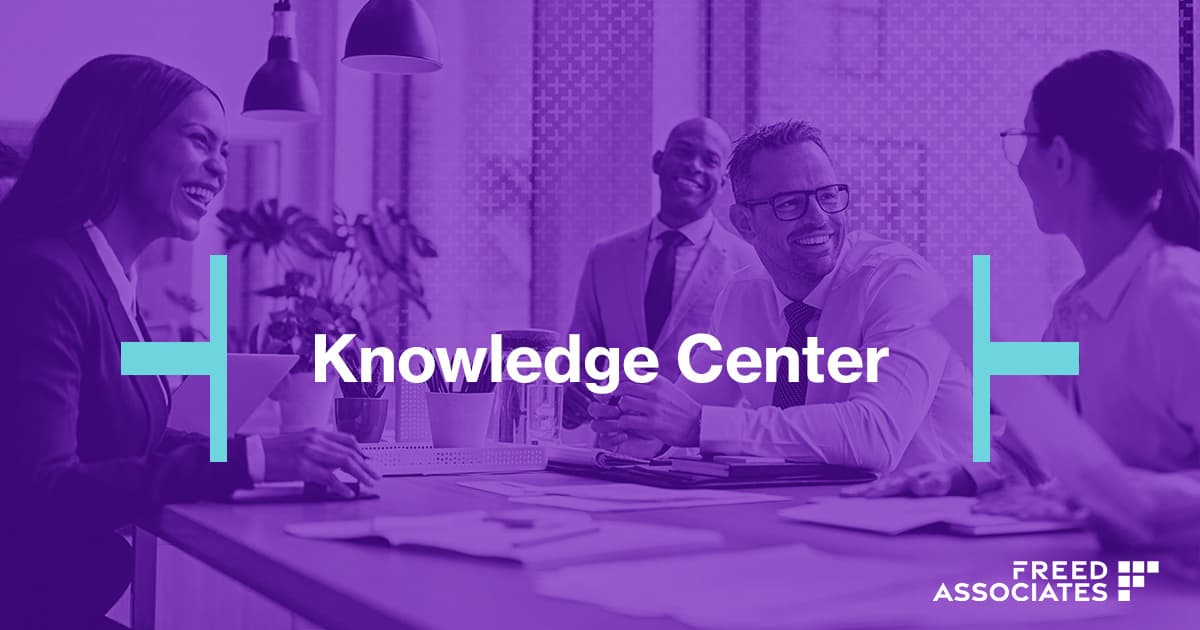 Knowledge Center | Freed Associates