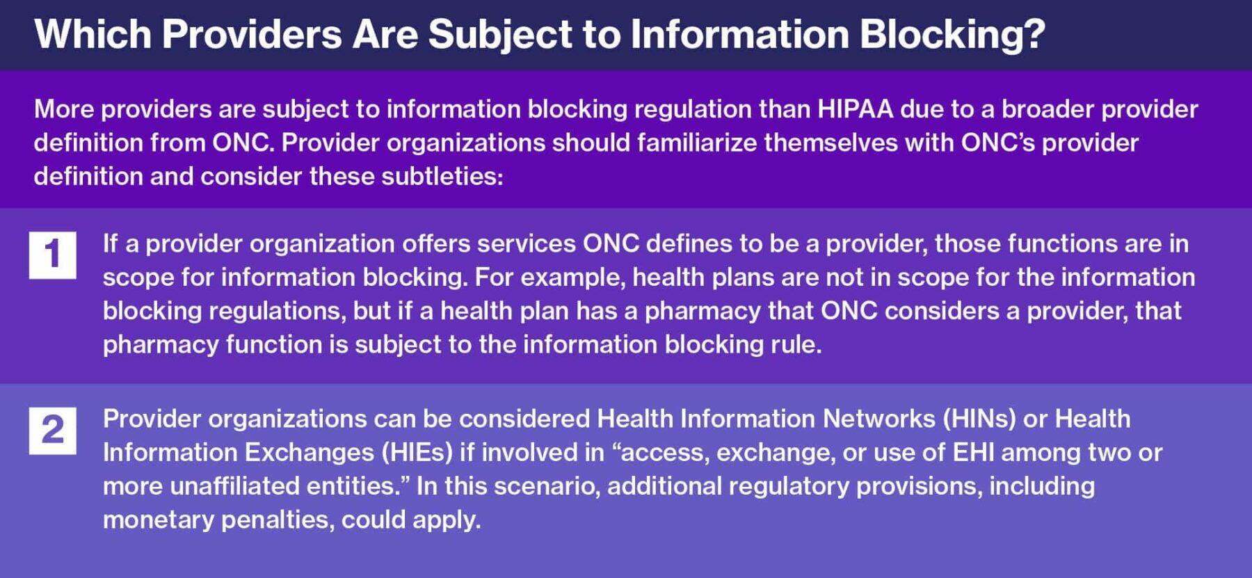 Information Blocking Rule: What Healthcare Providers Need to Know